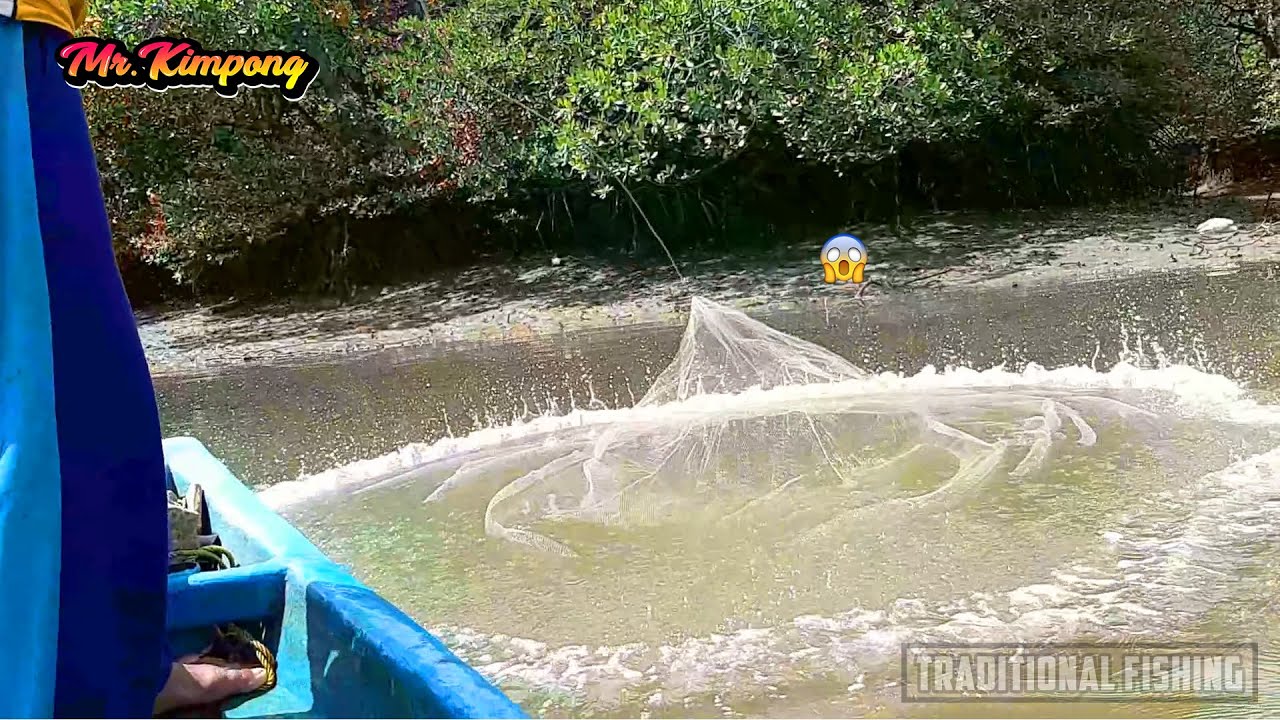 TEBAR JALA BESAR, DI TEPIAN SUNGAI LIHAT HASILNYA 😱 - YouTube