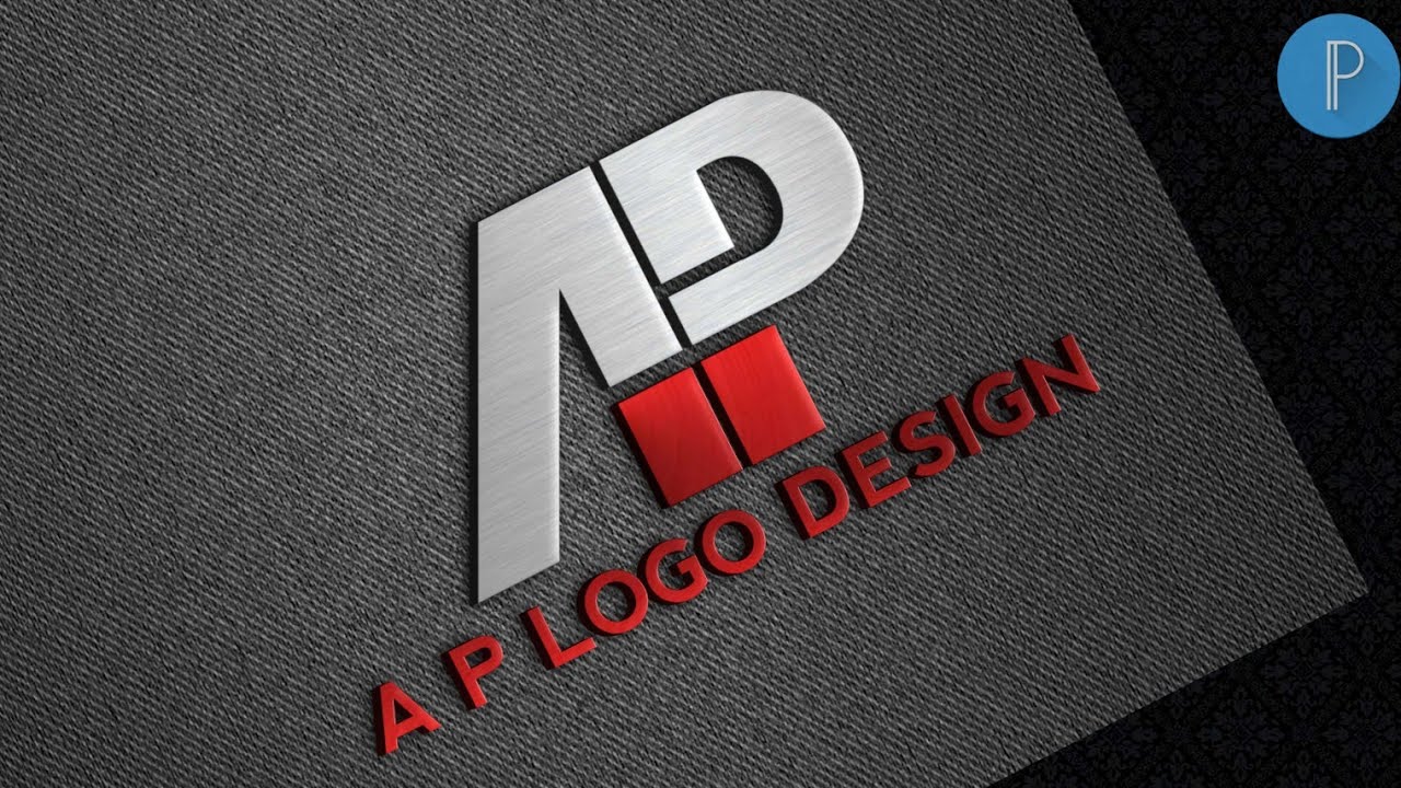 A P Professional Logo Design || Pixellab Logo Tutorial {SIMPLE} - YouTube