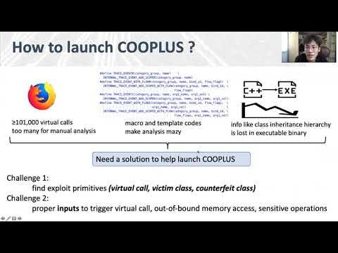 USENIX Security '21 - VScape: Assessing and Escaping Virtual Call Protections - YouTube
