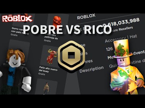Ser Rico En Roblox vs No Ser Rico En Roblox - YouTube
