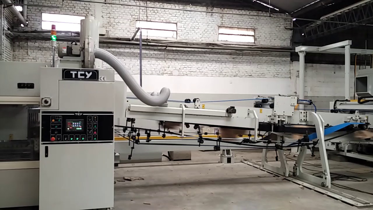 TCY Flexo Folder Gluer 1225 1000*2500mm - YouTube