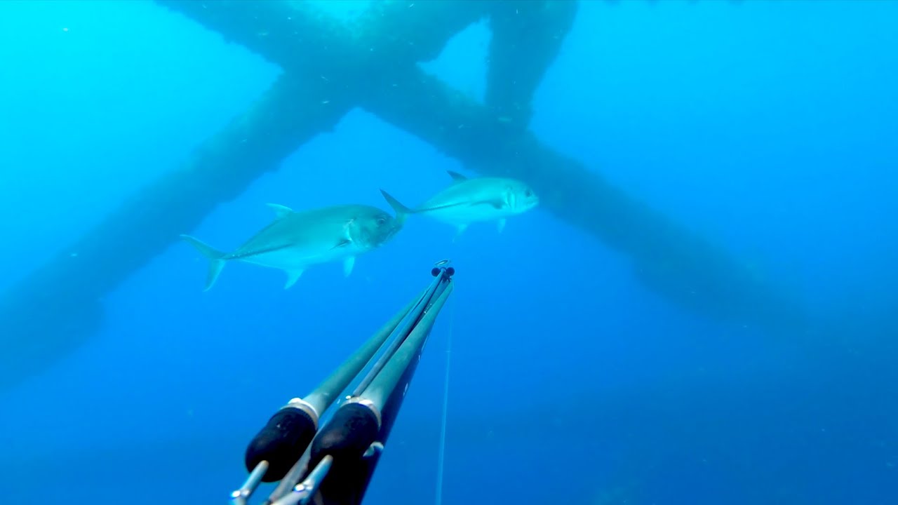 Spearfishing Oil Rigs & Blue Water 60miles off coast | Venice ...