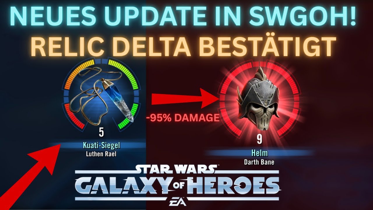 SWGOH bekommt ein neues RELIC Update! Delta Relic bestätigt | Was ...