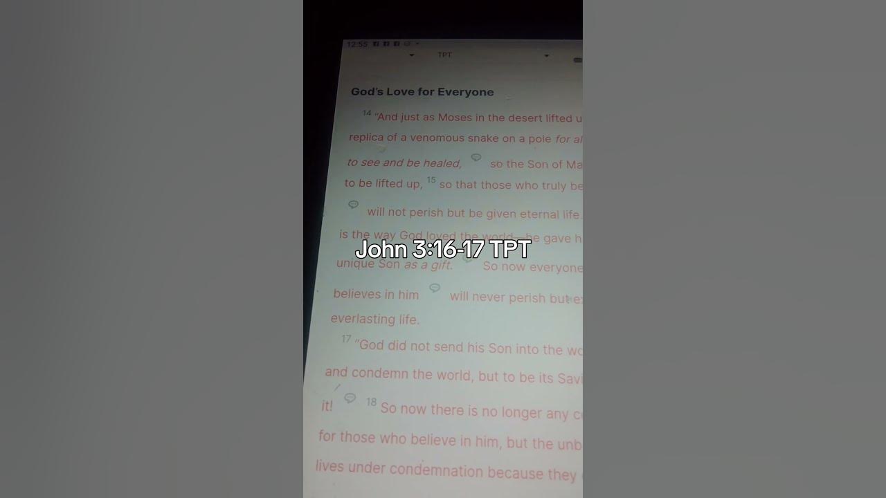 A new take on John 3 16 #bible #bibleverse #biblestudy #christian #jesus - YouTube