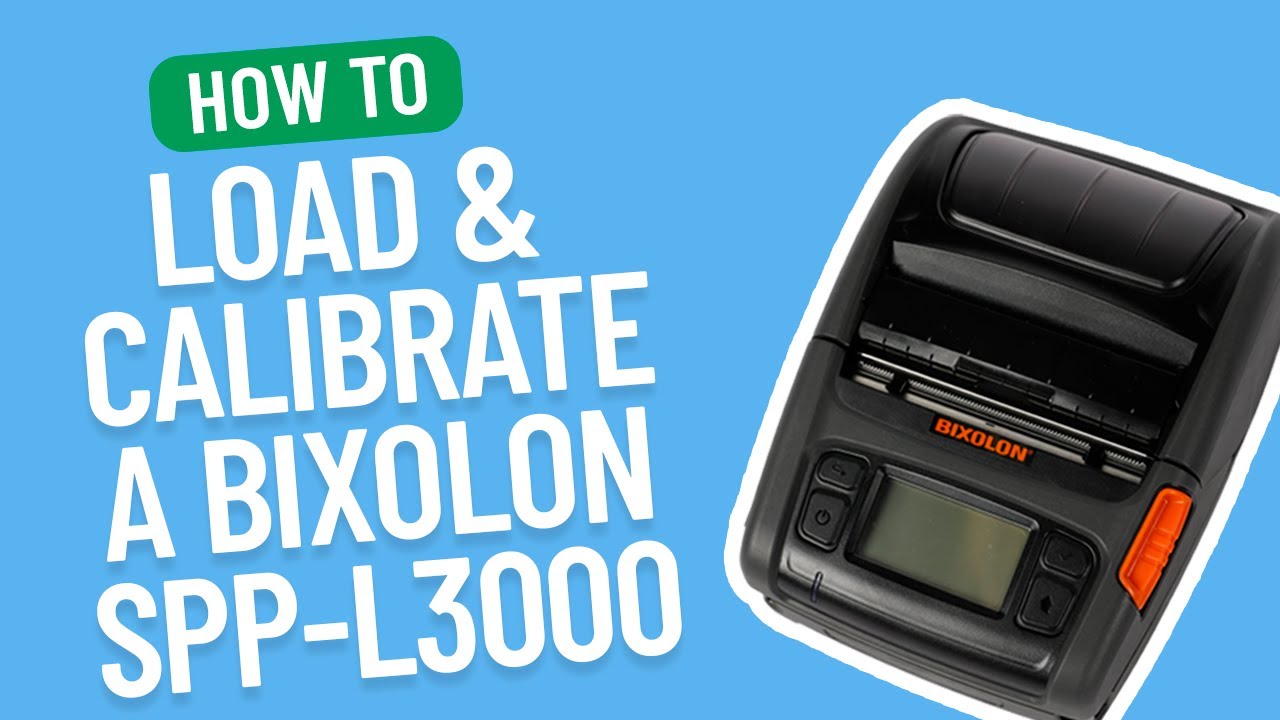 How to Load and Calibrate a Bixolon SPP-L3000 | Smith Corona Labels - YouTube