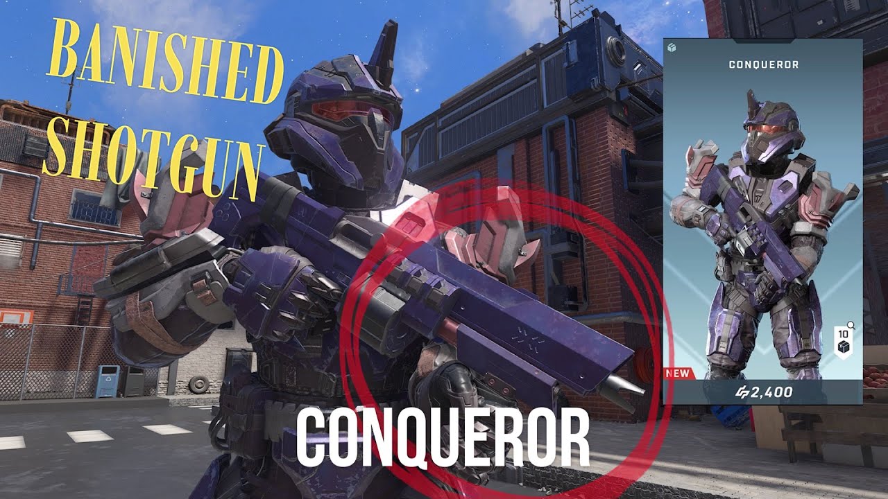 Banished Shotgun model and Banished armour! - Conqueror - Halo Infinite ...