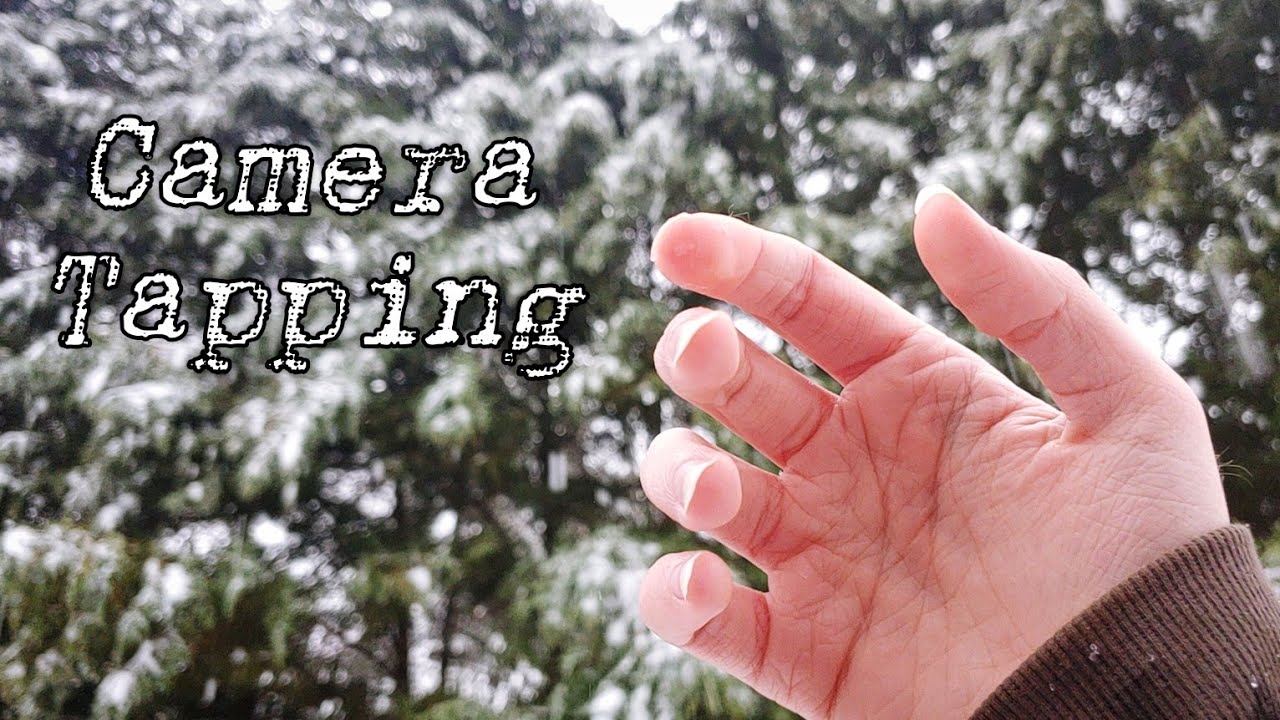 ASMR Camera Tapping in the Snow Fast, Hand Movements, Visuals - YouTube