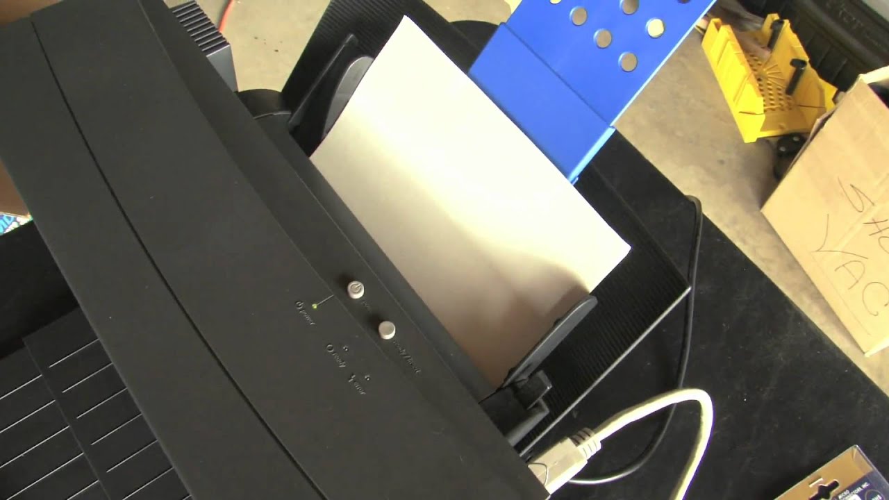 ALPS MD 5000 print test.mov - YouTube