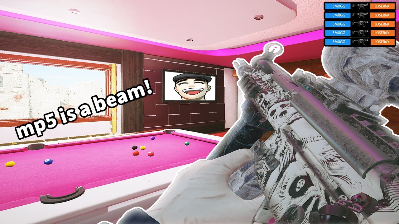 Mp5 is hs heaven | Rainbow Six Siege - YouTube