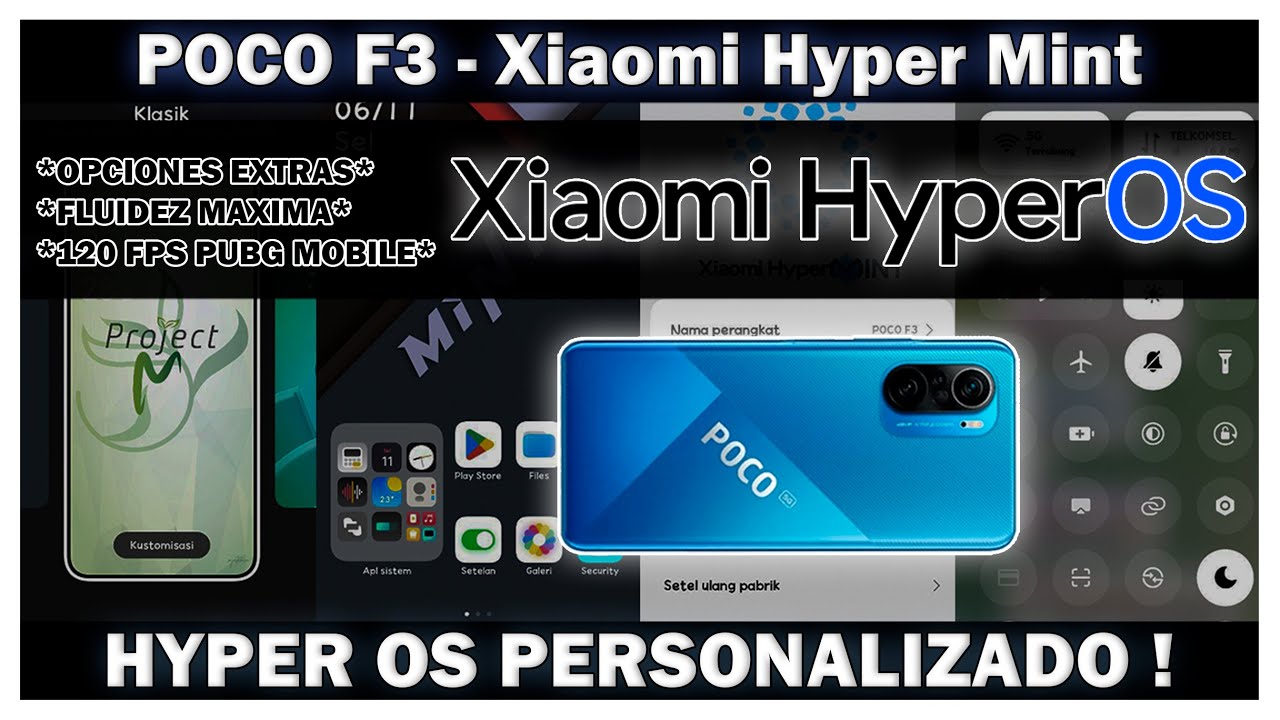 Poco F3 - Hyper MINT ! EL HYPER OS QUE ACTIVA 120 FPS EN PUBG MOBILE ...