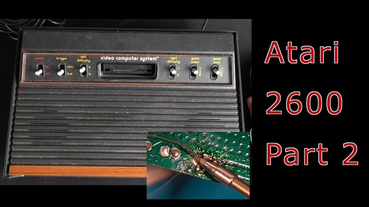 eBay Atari 2600 part 2 - Can I fix it? - YouTube