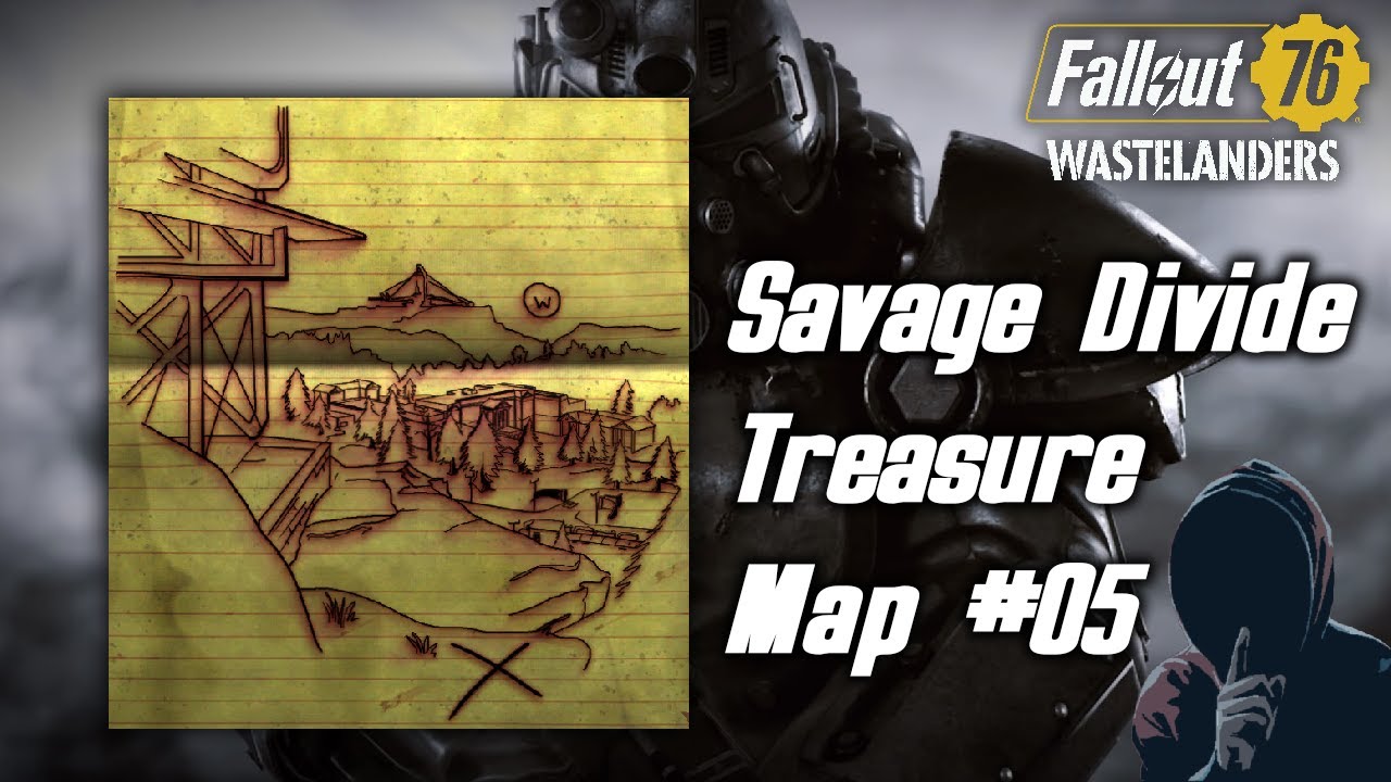 Fallout 76 Wastelanders - Savage Divide Treasure Map #05 - YouTube