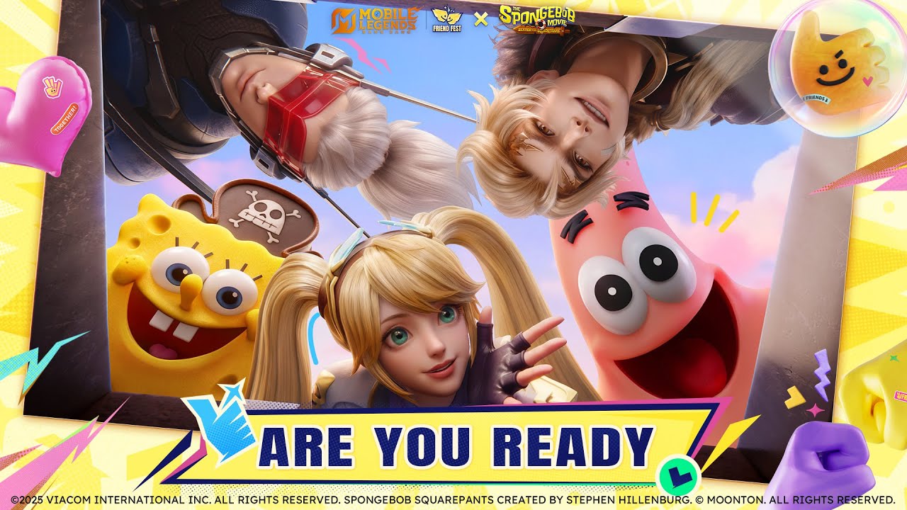 MLBB Friend Fest | SpongeBob Collab Video "Are You Ready" | Mobile ...