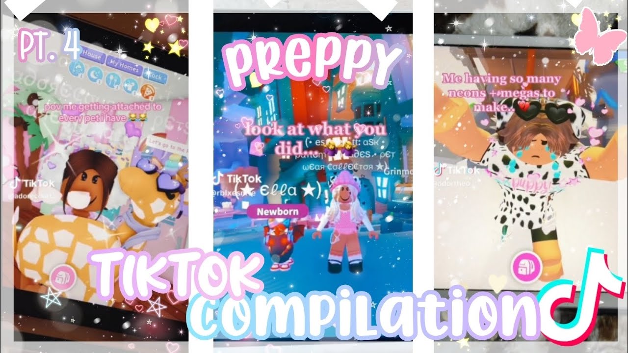 Preppy Adopt Me Roblox Tik Tok Compilation‼ Pt. 4 ♧🐳🌴|LuvinqKas|💫🌊🌺🎀💗 ...