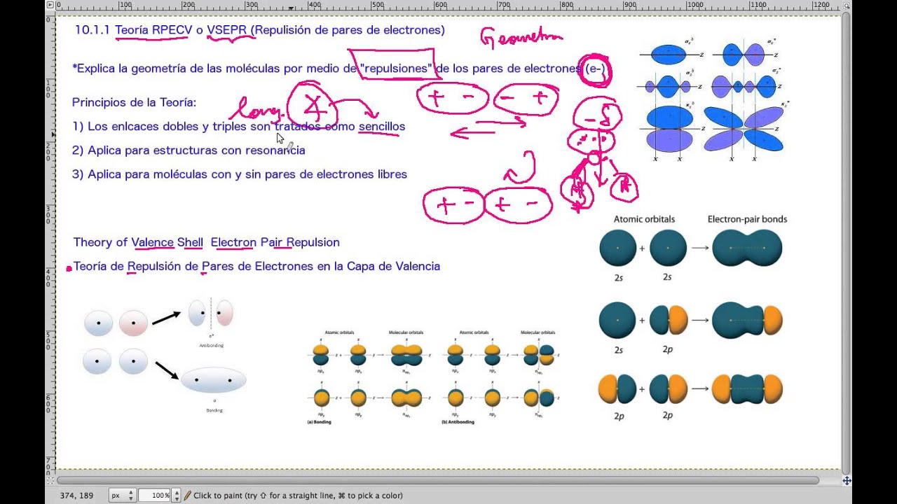 Teoría RPECV o VSEPR (Repulsión de Pares de Electrones) // QB203 - YouTube