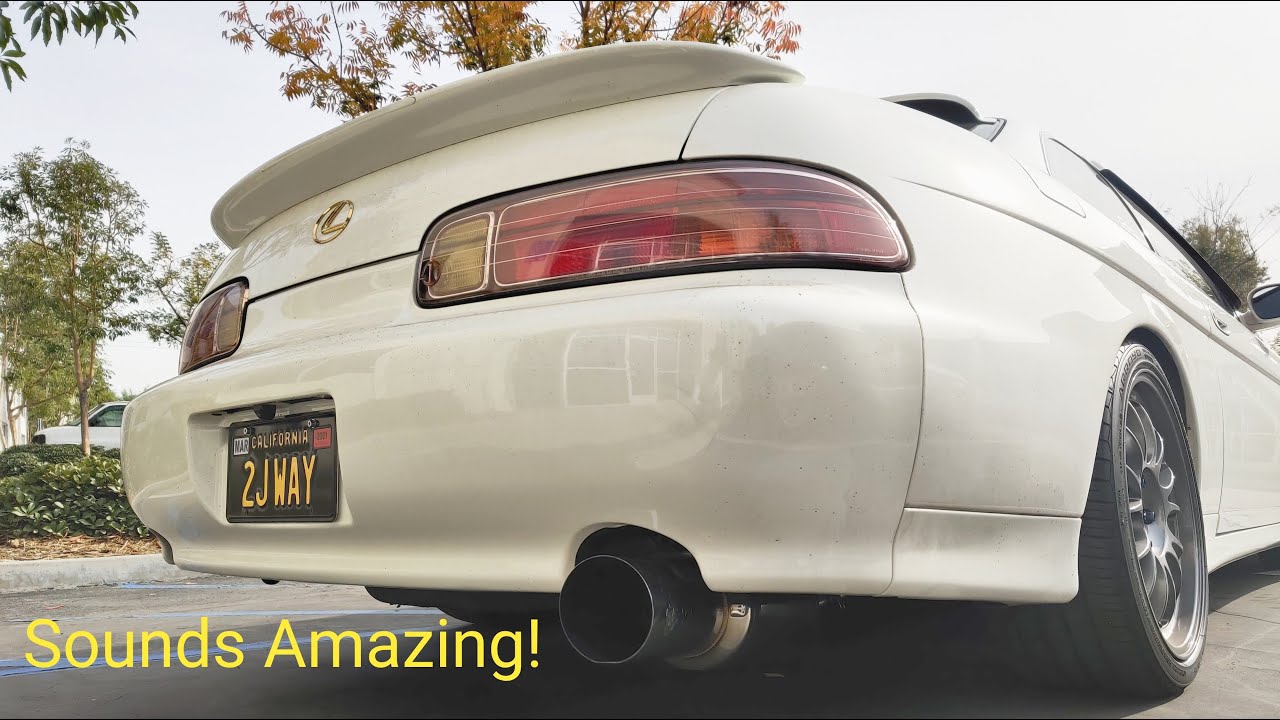 Lexus Sc300 Blitz Nur Spec-R Exhaust (Cold Start, Pulls, Downshifts ...