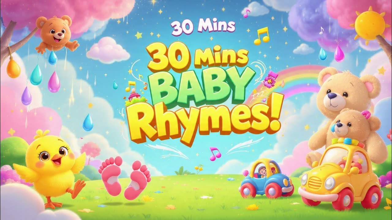 🌟 Twinkle Twinkle Little Star & Baby Rhymes Collection 🎵 | Fun Kids ...