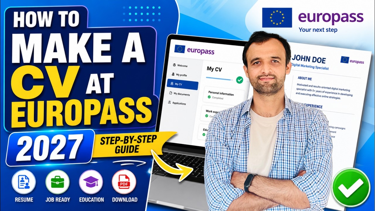 Step#1 How to Create a Europass CV ? A complete Step by Step Guide ...