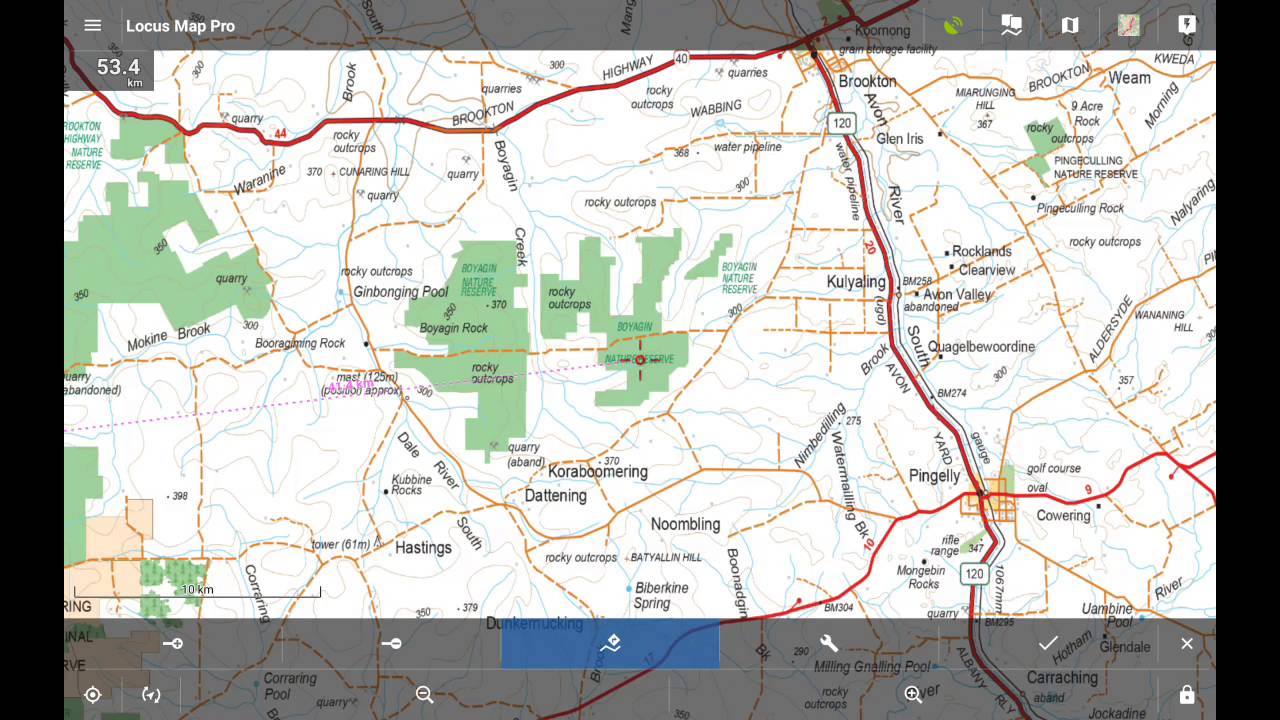 Locus map route creation - YouTube