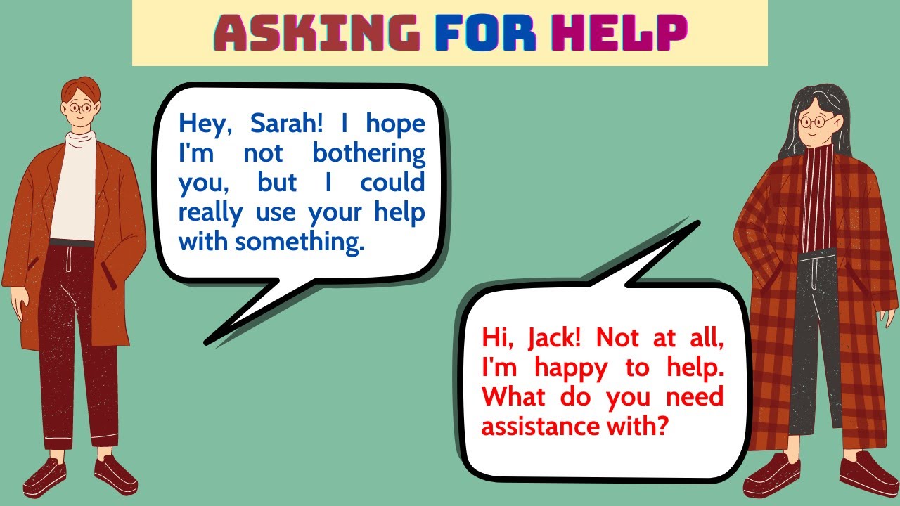 English Conversation by Topic for Beginners - ASKING FOR HELP - Speak ...