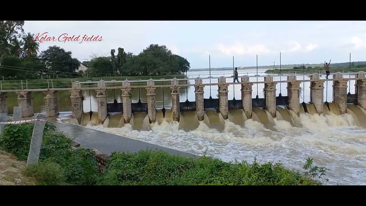 Kolar Gold Fields Bethamangalam Palar dam - YouTube