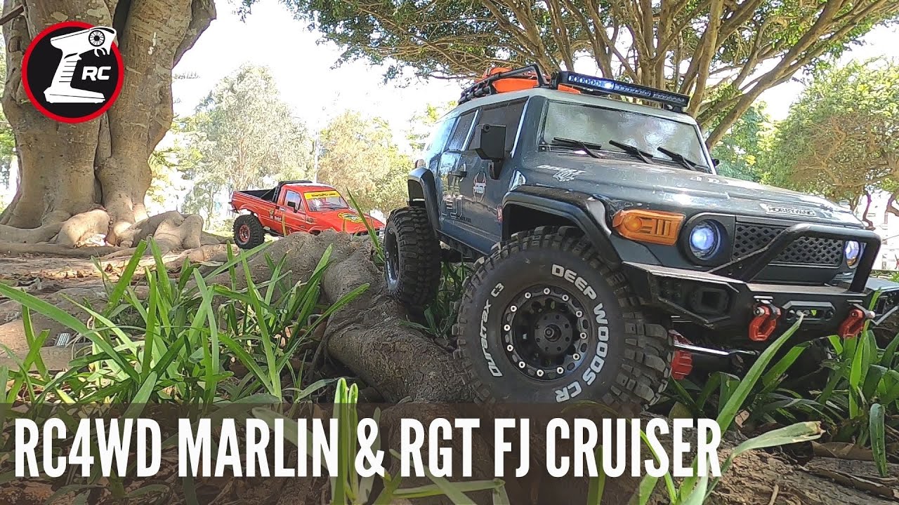 RC4WD Marlin & RGT FJ Cruiser: "crawling roots" 😊 - YouTube