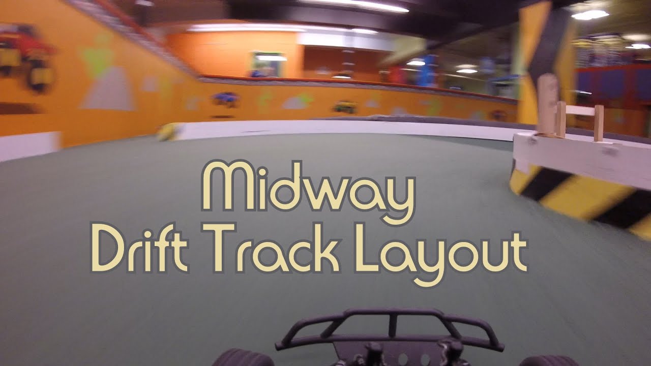 Indoor Local Drift Track Layout (Spring 2016) HD - YouTube