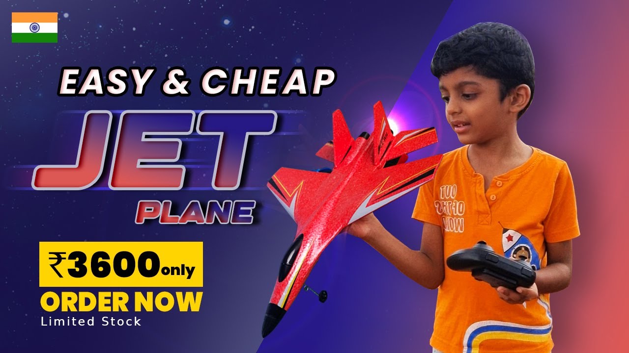 ️ 🔥 Cheap and Best Radio Control Jet Plane Unboxing | HW33 Buy from ...