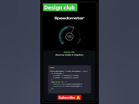 speedometer creativity html css #shortfeed #shorts - YouTube