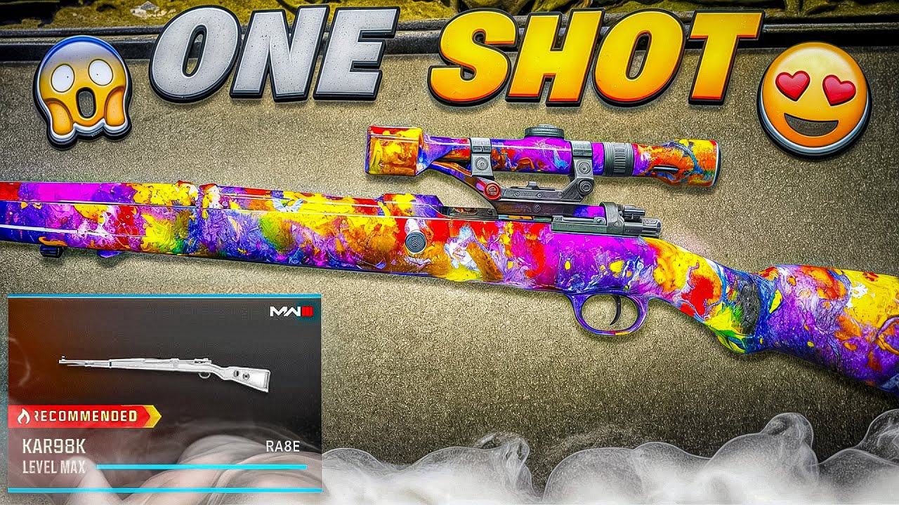 new *ONE SHOT* KAR98 LOADOUT in WARZONE - YouTube