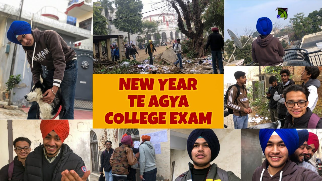 Nve saal de pehle din agya paper 😰😬 | DM college Moga ! - YouTube