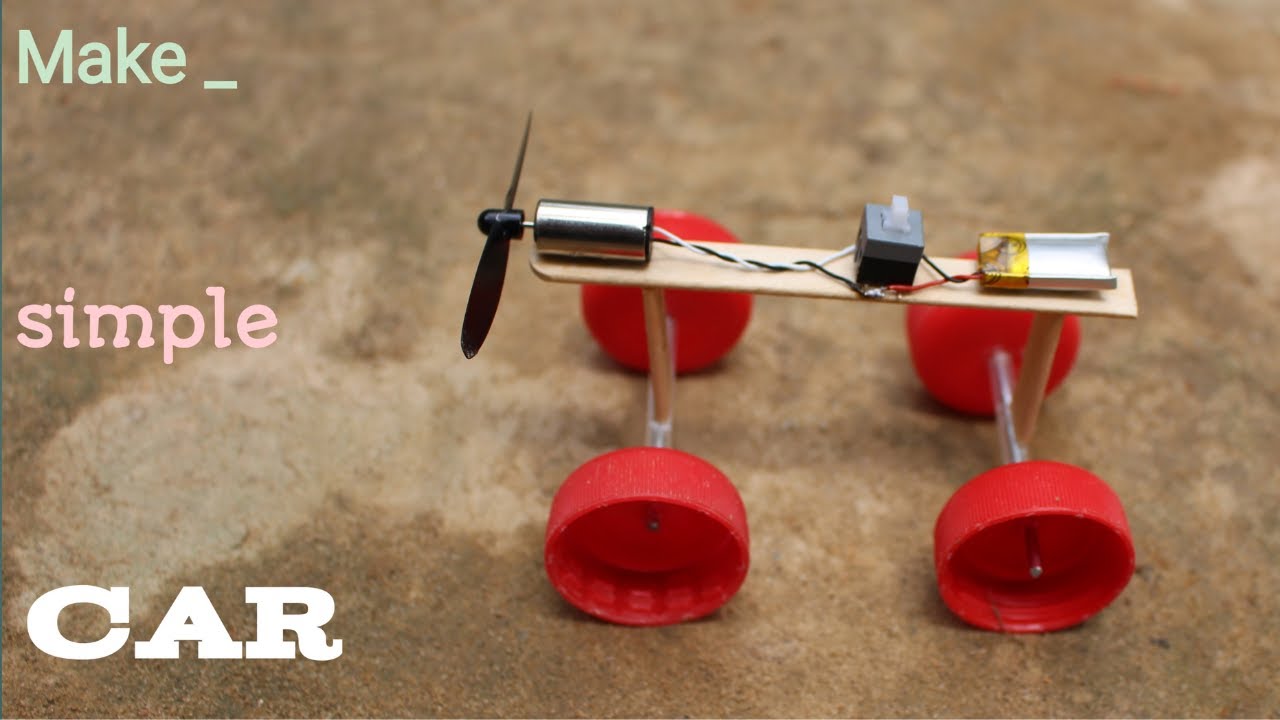 How To Make a Powered Air Car // Made Fan Powered Car. - YouTube