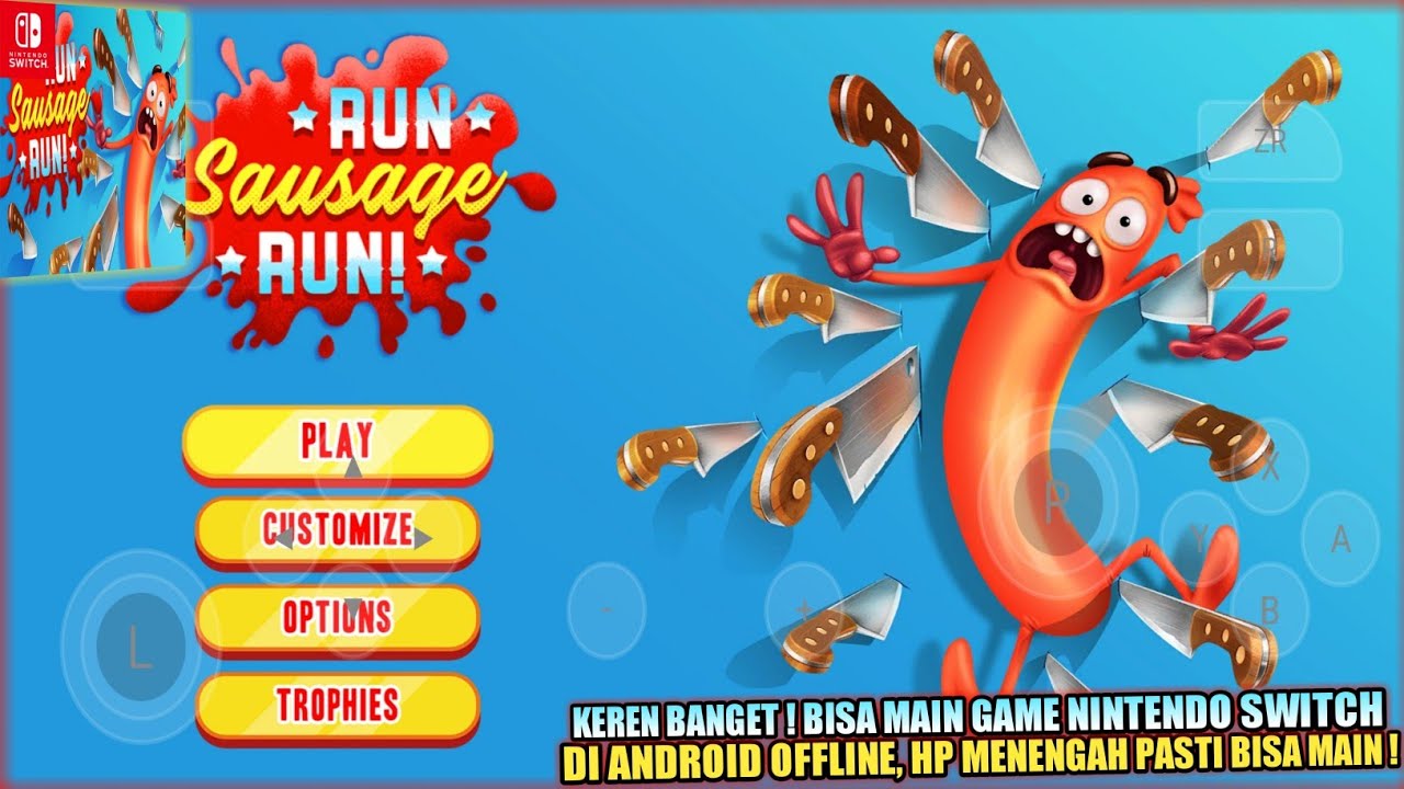 Keren ! Bisa Main Game Run Sausage Run! Di Android Full Offline Dan ...