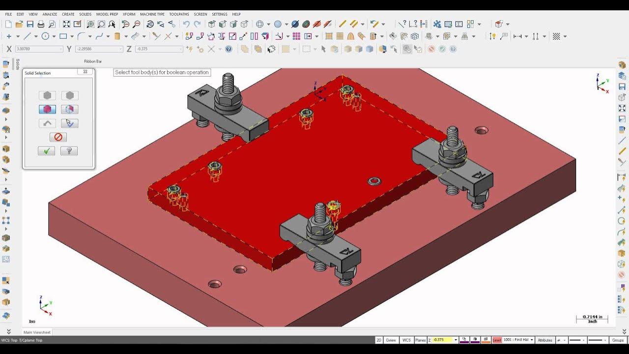 Boolean subtract - YouTube