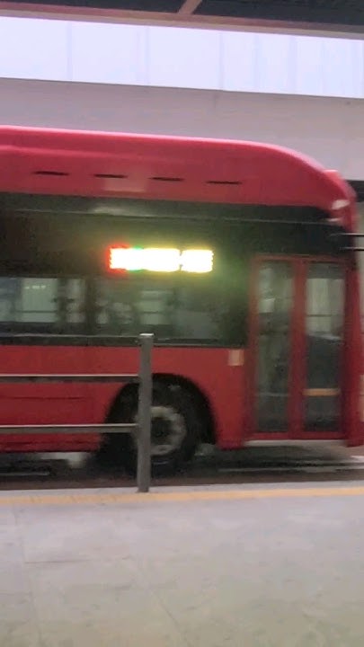 버스정류장이 아닌 지하철역같은 세종 BRT 구간 정류장을 정차하는 세종 내부순환 B0번 버스 - YouTube