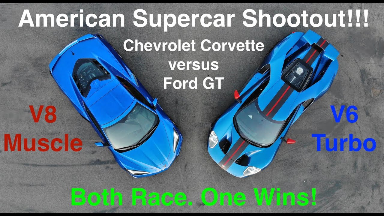 Chevrolet Corvette versus Ford GT: Which American Supercar is faster ...