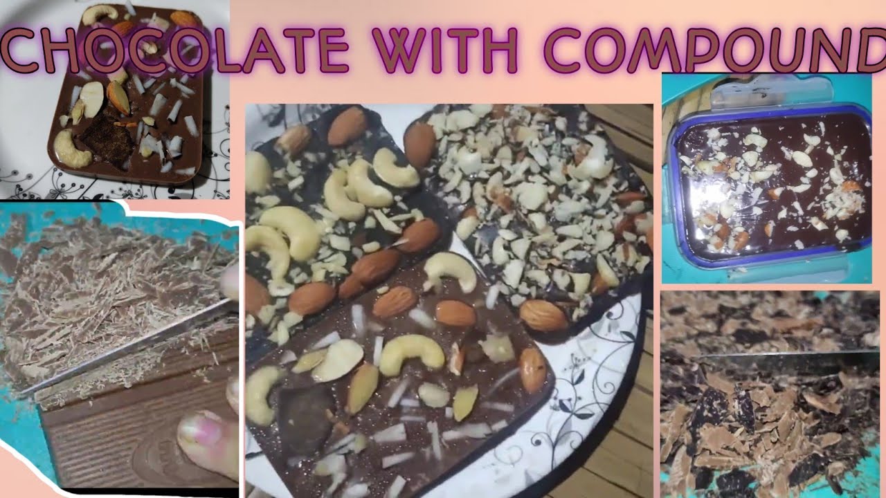 Chocolate making 😋😋|| How to make chocolate with dark compund - YouTube