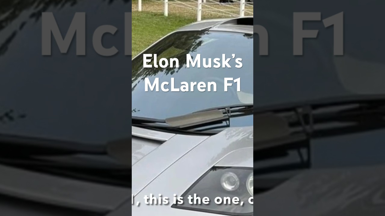 Elon Musk’s 1999 McLaren F1 #elonmusk #mclaren - YouTube