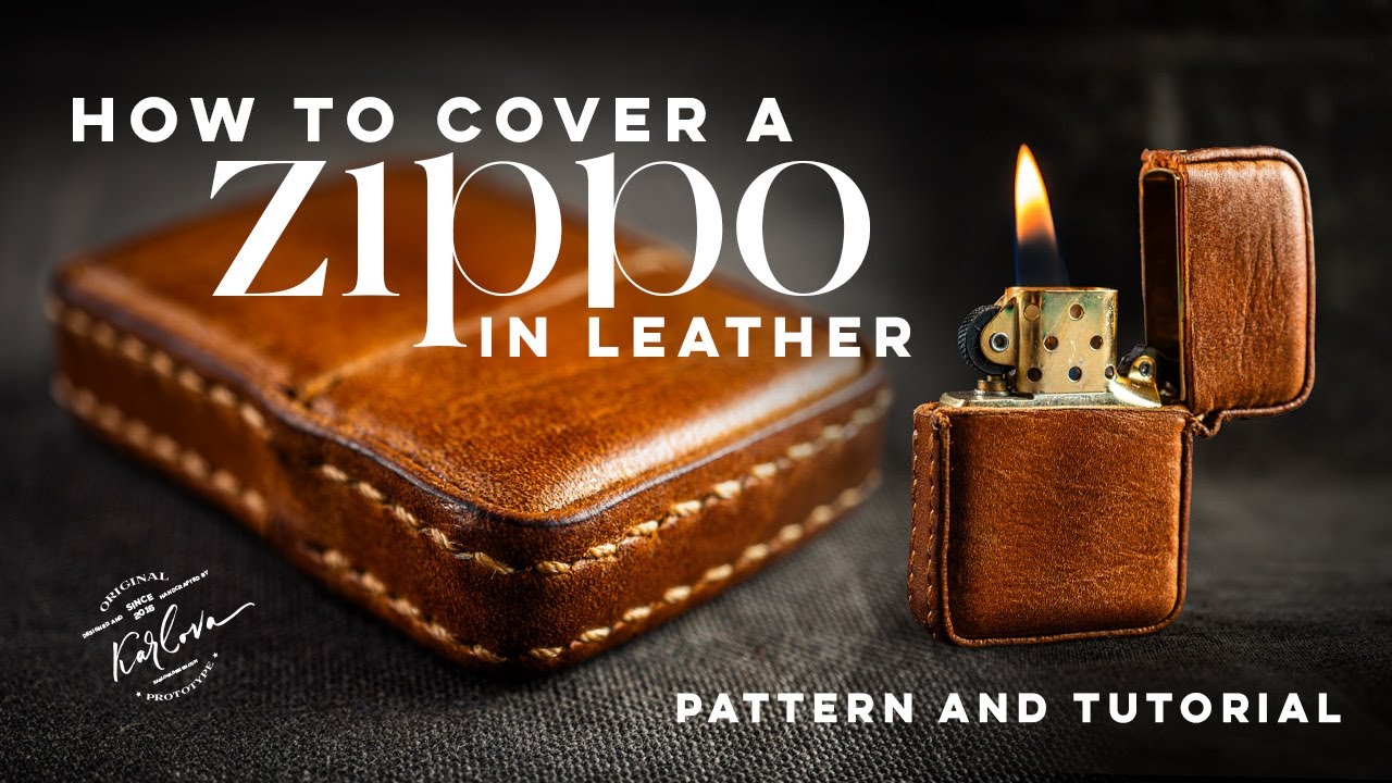 Make a Leather Cover For Your Zippo Lighter - Pattern (Free Until This ...
