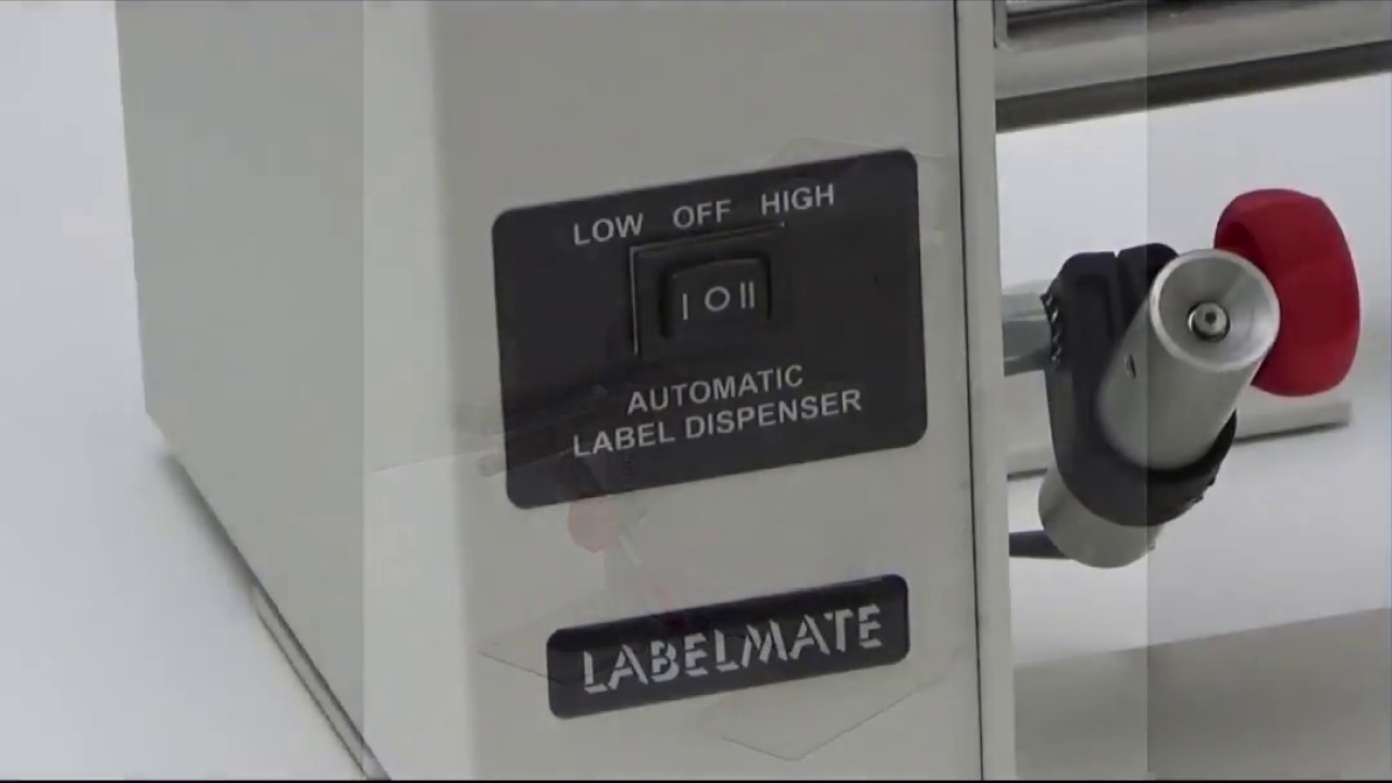 Powered Label Dispensers Labelmate - YouTube