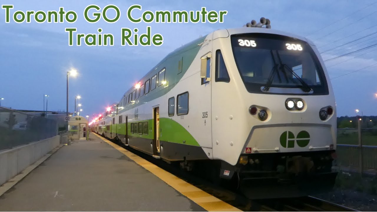 Evening Toronto GO Commuter Train Ride on the Barrie Line 7/1/2023 ...