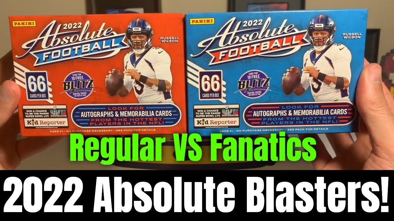 Fanatics Exclusive VS Regular Retail 2022 Absolute Football Blaster ...