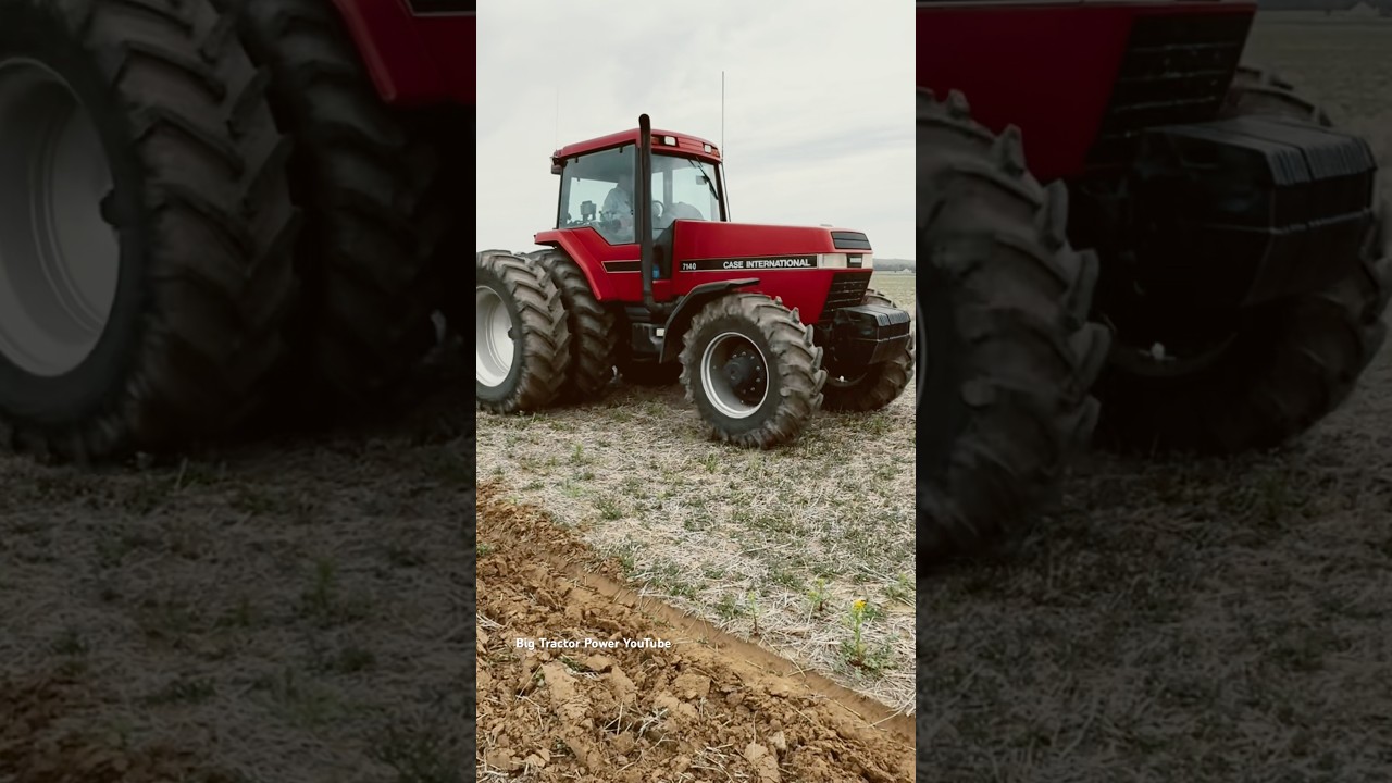 CASE IH 7140 MAGNUM Tractor Disking #bigtractorpower - YouTube