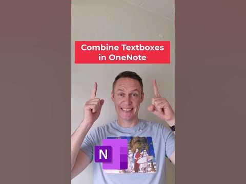 Combine Multiple Text Boxes in OneNote! #shorts - YouTube