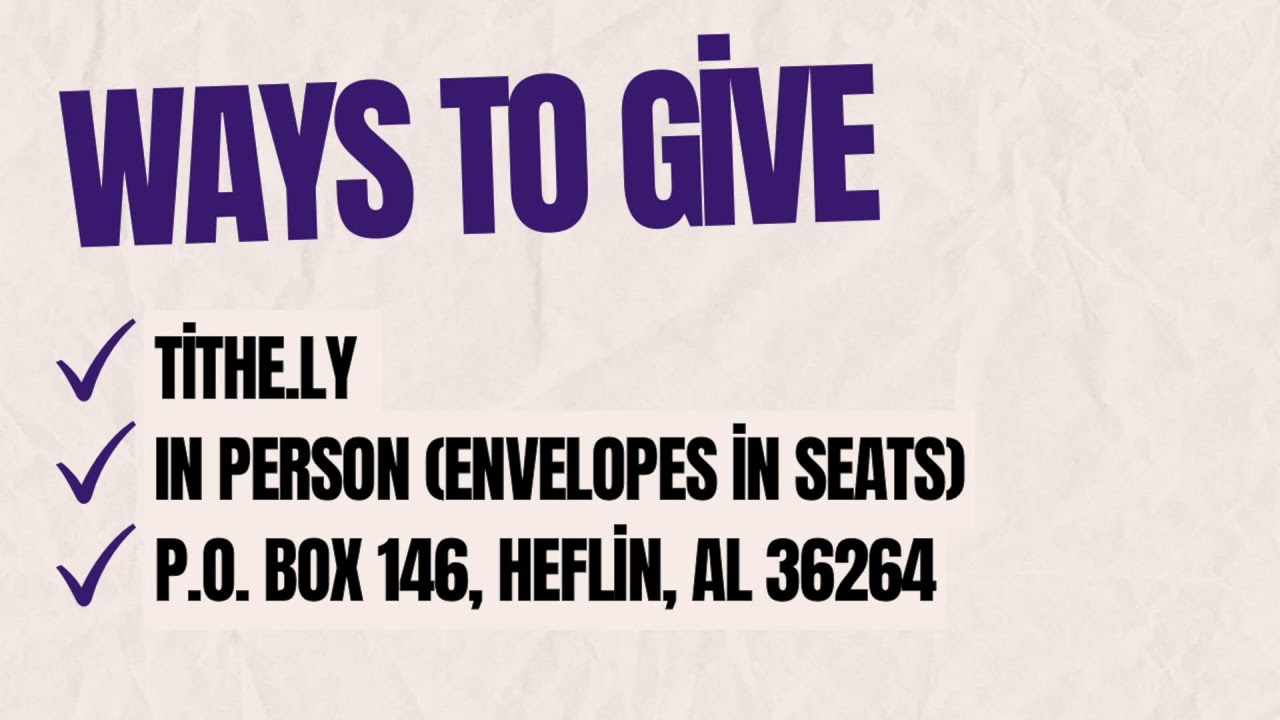 Give An Account of Thy Stewardship. | Dr. Joseph R. Brown | 3/12/25 ...