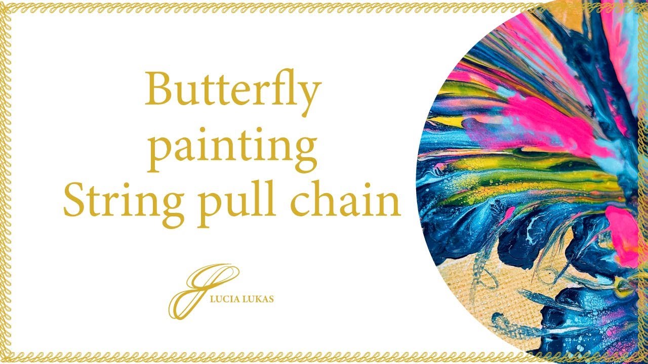 Butterfly painted with string pull chain with music Ghostrifter ...