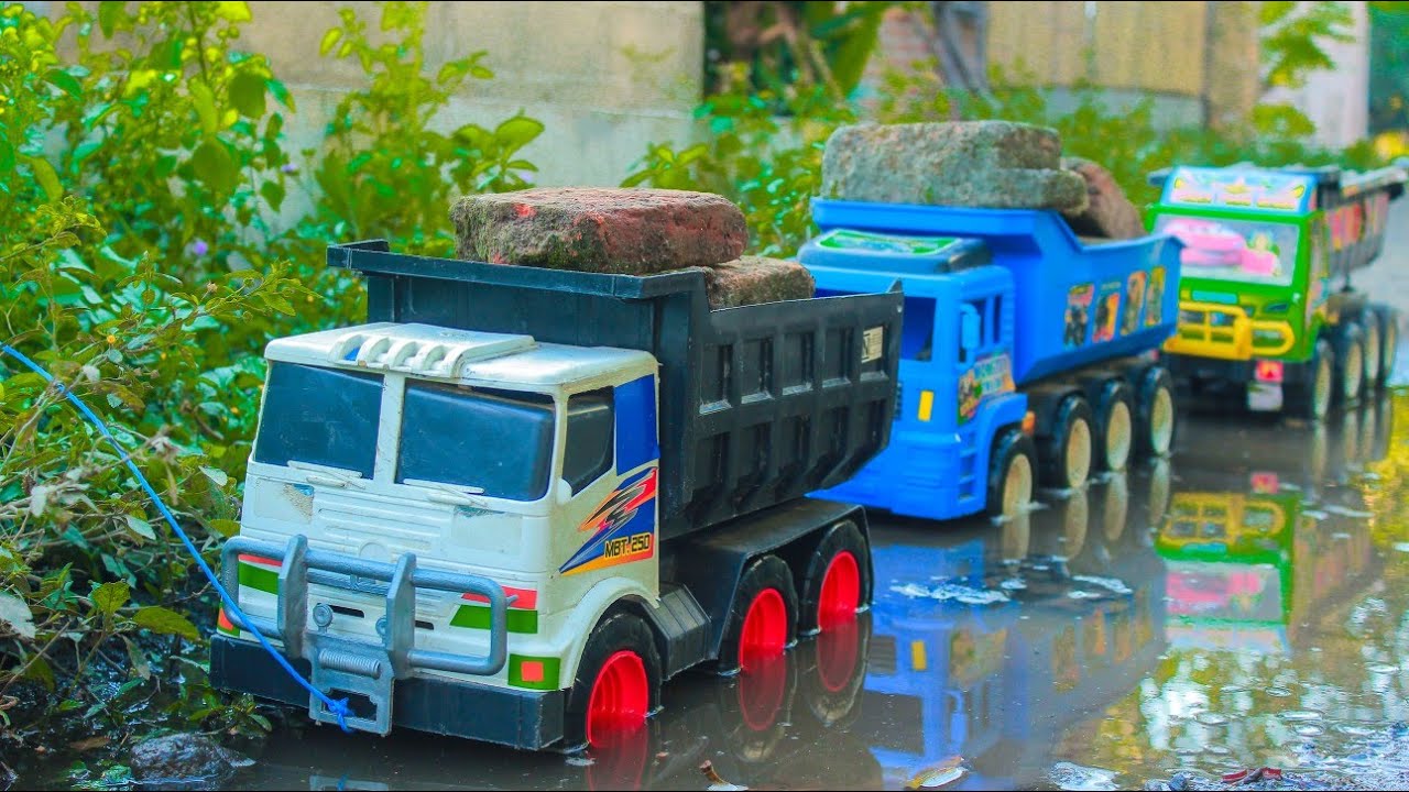 TRONTON TRAILER TRUCK LOADING ROCK & SAND,TRUK TRONTON TRAILER ...