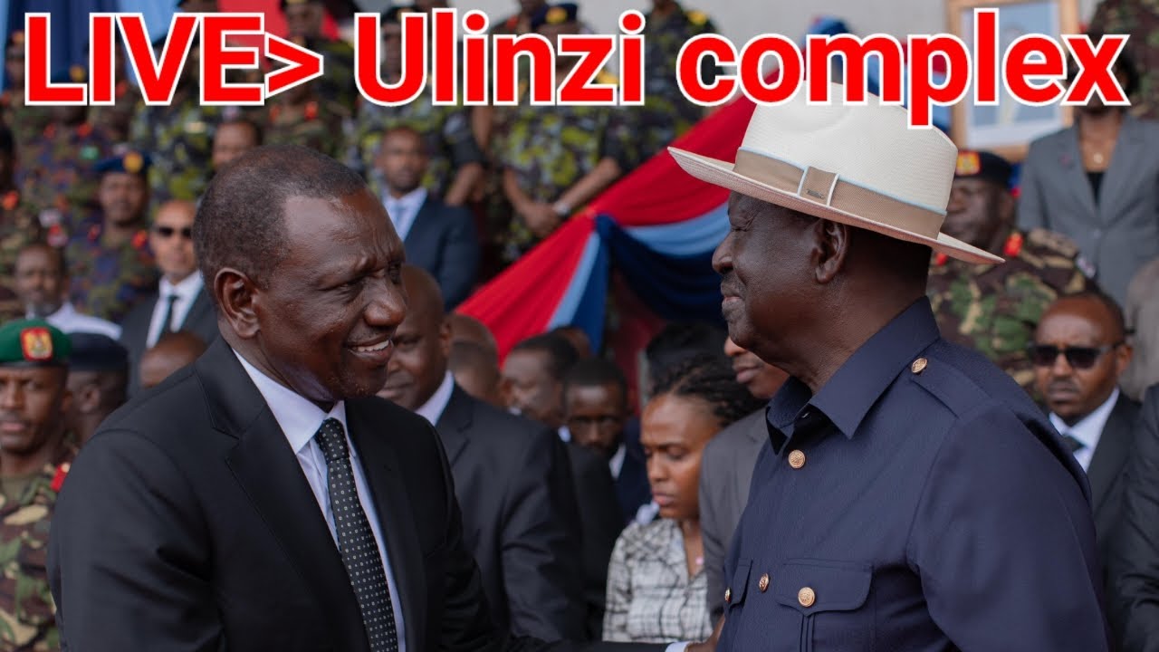 🔴Happening now;; RUTO and RAILA at Ulinzi complex, Lang'ata LIVE NOW ...