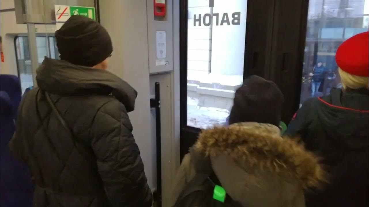 Поезд Ласточка Москва-Минск РЖД прибывает на станцию Орша - YouTube