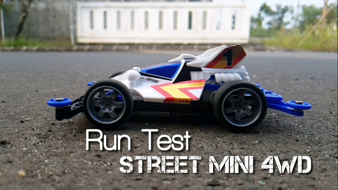 Run Test Street Mini 4WD : Maen Tamiya Ala Anime Dash! Yonkuro - YouTube